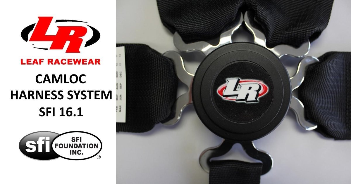 5-Point Wrap-Around CamLoc Harness | SFI 16.1 Certified | Leaf Racewear